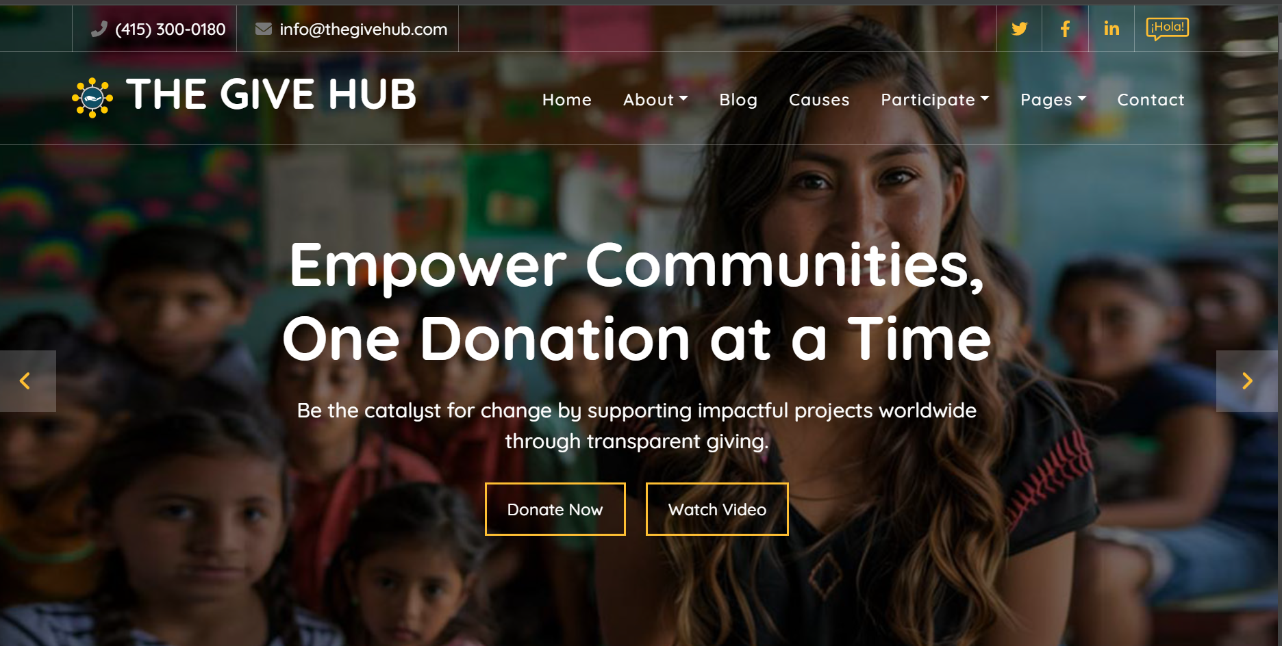 The Give Hub - Blockchain Charity Simplified